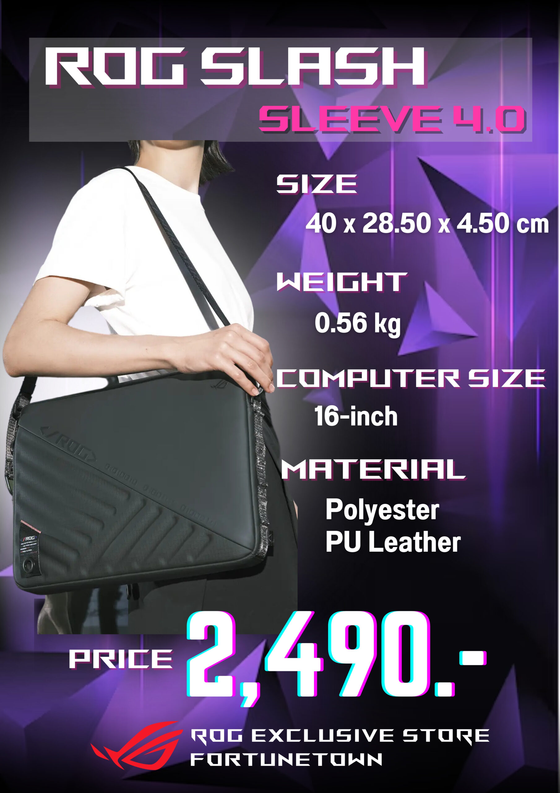 ROG Slash Sleeve 4.0 - Platinum Online Shop